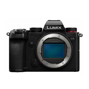 Panasonic LUMIX S5 4K Mirrorless Full-Frame L-Mount Camera (Body Only) with LUMIX S 50mm f/1.8 L-Mount Lens and DMW-BLK22 Battery Bundle (3 Items)