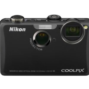 Nikon Coolpix S1100pj 14 MP Digital Camera with 5x Wide Angle Optical Vibration Reduction (VR) Zoom and 3-Inch LCD and Built-in Projector (Black) (OLD MODEL)