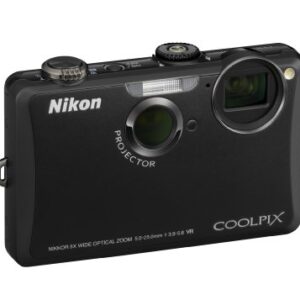 Nikon Coolpix S1100pj 14 MP Digital Camera with 5x Wide Angle Optical Vibration Reduction (VR) Zoom and 3-Inch LCD and Built-in Projector (Black) (OLD MODEL)