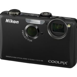 Nikon Coolpix S1100pj 14 MP Digital Camera with 5x Wide Angle Optical Vibration Reduction (VR) Zoom and 3-Inch LCD and Built-in Projector (Black) (OLD MODEL)