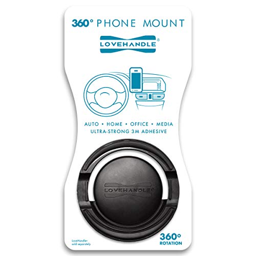 LOVEHANDLE 360 Universal Swivel Phone Mount - Car Mount - Phone Holder