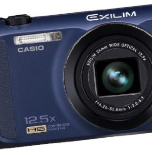 Casio Exilim EX-ZR200 High Speed 16 MP, 12x Optical Zoom Compact Digital Camera (Blue)