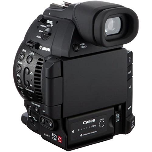 Canon EOS C100 Mark II Cinema EOS Camera with Dual Pixel CMOS AF (Body Only) International Version (No Warranty)