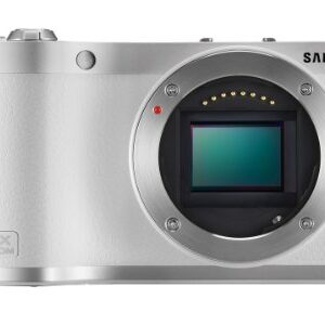 Samsung NX300M 20.3MP CMOS Smart WiFi & NFC Mirrorless Digital Camera with 18-55mm Lens and 3.3" AMOLED Touch Screen (White)