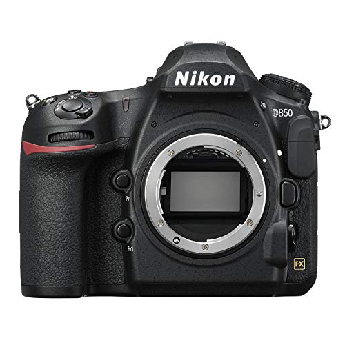 Nikon D850 Full Frame FX-Format Digital SLR Camera Body Holiday Bundle with 64GB SD Card and Accessories (5 Items)