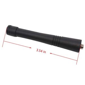 HAD9742A VHF Stubby Antenna Compatible for Motorola CP200D CP200 P110 P1225 PR400 HT750 HT1250 HT1550 EX560 PRO5150 PRO7150 GP3688 GP340 146-174 MHz (3 Pack)