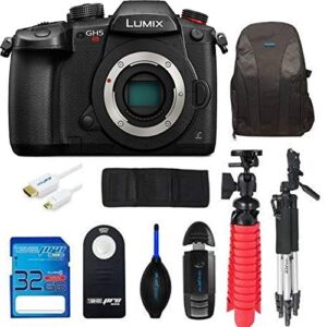 panasonic lumix dc-gh5s mirrorless micro four thirds digital camera with 32gb bundle