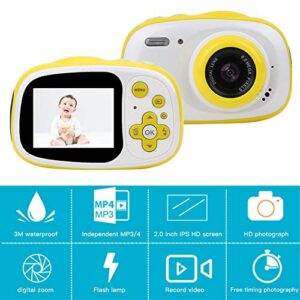 ciciglow Kids Camera, 8MP 6X Zoom Camera Kids Toy Camera High Definition Shooting and Video Recording for Boys&Girls Children Toddler(Yellow)