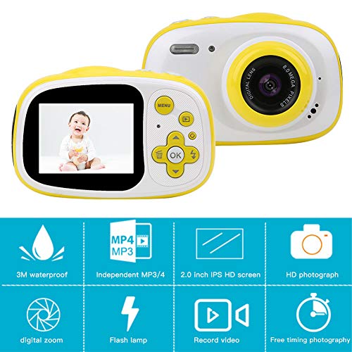 ciciglow Kids Camera, 8MP 6X Zoom Camera Kids Toy Camera High Definition Shooting and Video Recording for Boys&Girls Children Toddler(Yellow)