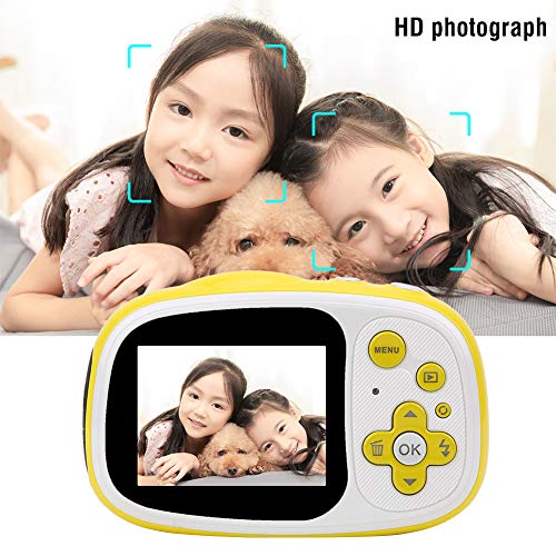 ciciglow Kids Camera, 8MP 6X Zoom Camera Kids Toy Camera High Definition Shooting and Video Recording for Boys&Girls Children Toddler(Yellow)