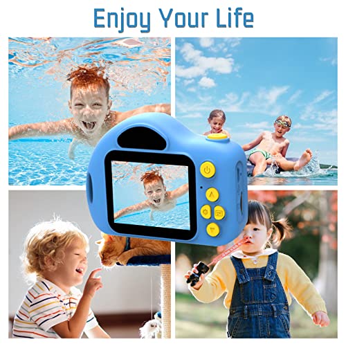 Portable Mini Camera Children's Cartoon Digital Camera Puzzle Can Make Video Games Sports Cameras Photography Toys and Gifts