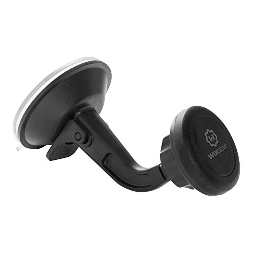 WixGear Universal Magnetic Car Mount Holder, Windshield Mount and Dashboard Mount Holder for Cell Phones with Fast Swift-snap Technology (New Version Dashboard Mount)