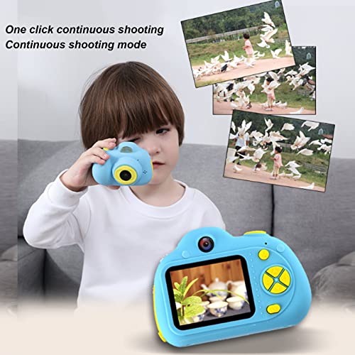 2 Inch HD Screen Children Camera, 1080P HD Convenient Digital Mini Cartoon Camera with Data Cable for Taking Photo for Video