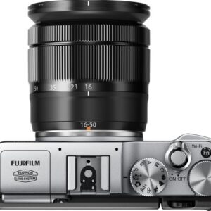 Fujifilm X-M1 Compact System 16MP Digital Camera Kit with 16-50mm Lens and 3-Inch LCD Screen (Silver)