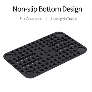 Keenso Silicone Car Phone Holder Pad Mat Dashboard Antislip Stand Cell Phone Mount Holder Dash Adjustable for Smartphone GPS Table Holder