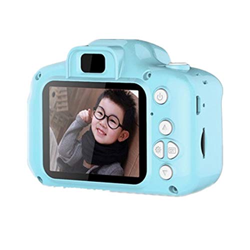 Xinsany Children's Digital Camera Photo and Video Camera Multifunctional Children's Gifts Memory Card Support Mini Camera(Green)