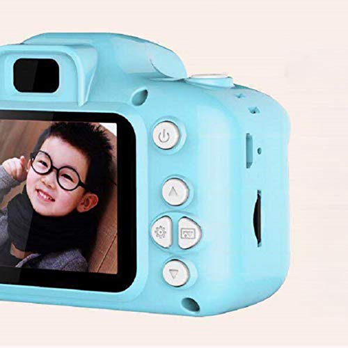 Xinsany Children's Digital Camera Photo and Video Camera Multifunctional Children's Gifts Memory Card Support Mini Camera(Green)