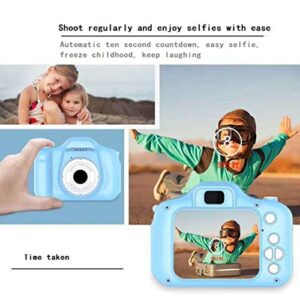 Xinsany Children's Digital Camera Photo and Video Camera Multifunctional Children's Gifts Memory Card Support Mini Camera(Green)