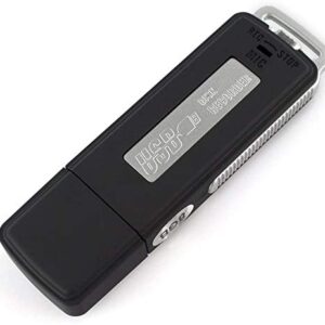 8 GB Voice Recorder,Rechargeable Mini USB Voice Recorder USB Flash Drive Voice Activated Recorder Dictaphone 15 Hours Battery Life 150 Hours File Capacity for Playback Lectures, Meetings, Interviews