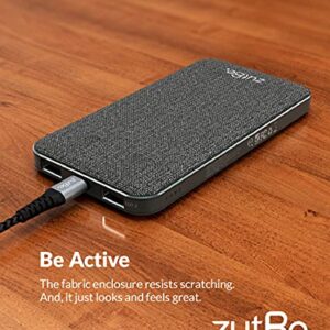 zutBe PowerTrip 10000mAh Portable Charger with 1 USB-C 2 USB-A Ports and 18W of Power Delivery PD Charge Any iPhone 14/13/12/11/ Samsung Galaxy iPad Pixel Switch and More (Wall Charger Not Included)