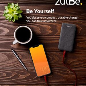 zutBe PowerTrip 10000mAh Portable Charger with 1 USB-C 2 USB-A Ports and 18W of Power Delivery PD Charge Any iPhone 14/13/12/11/ Samsung Galaxy iPad Pixel Switch and More (Wall Charger Not Included)