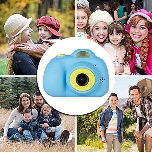 GIENEX Kids Camera for Boys Gifts, 12.0MP Selfie Video Digital Camera with Flash for Children, Shockproof Mini Learning Toy Cameras for Boy Girl Birthday Travel Gifts