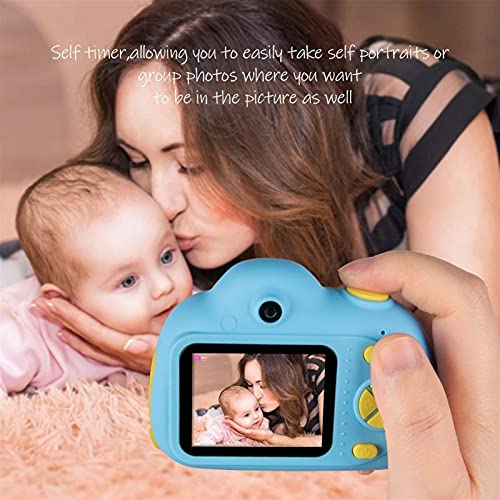 GIENEX Kids Camera for Boys Gifts, 12.0MP Selfie Video Digital Camera with Flash for Children, Shockproof Mini Learning Toy Cameras for Boy Girl Birthday Travel Gifts