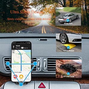 Air Vent Phone Mount for Car, Car Phone Holder Mount Hands Free Clamp Cradle Vehicle Compatible for All Smartphone from 4 to 7 inches, Universal Cell Phone Holder Car 360° Adjustable