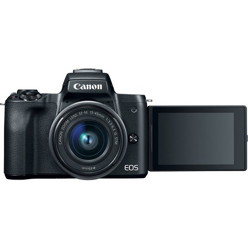 Canon EOS M50 15-45mm f/3.5-6.3 is STM Mirrorless Digital Camera + Sunshine Advanced Bundle