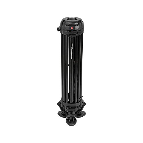 Manfrotto MVH502A,546BK-1 Professional Fluid Video System with Aluminum Legs and Mid Spreader (Black)