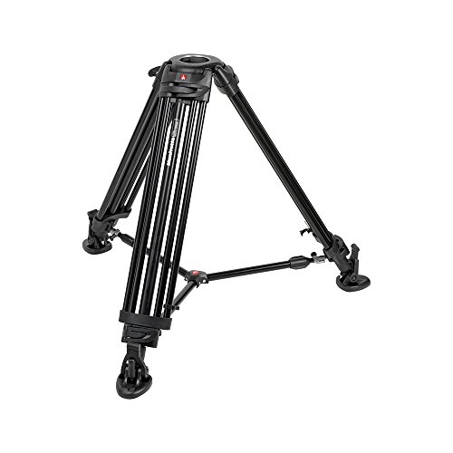 Manfrotto MVH502A,546BK-1 Professional Fluid Video System with Aluminum Legs and Mid Spreader (Black)