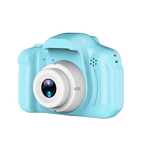 Mabstr Bcowtte 2 Inch HD Screen Chargable Digital Mini Camera Kids Cartoon Cute Camera Toys Outdoor Photography Props for Child Birthday Gift (Blue), 278288A1