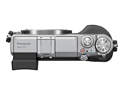 Panasonic LUMIX GX7 DMC-GX7S DMCGX7S 16.0 MP Mirrorless Micro Four Thirds DSLM Camera - Body Only (Silver) (Renewed)