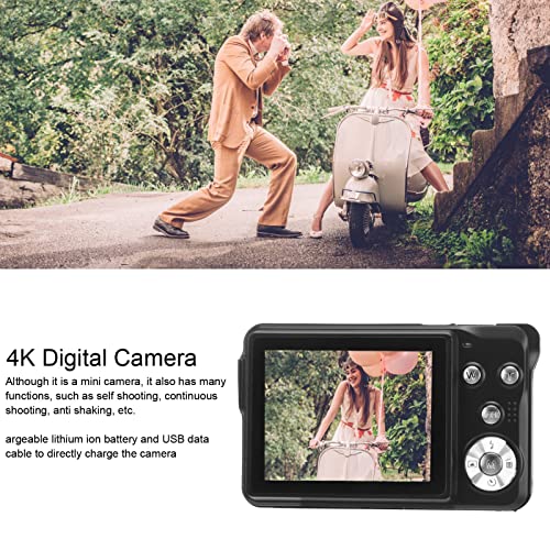 Digital Still Camera, 4K Multifunction Digital Camera for Photography for Beginners