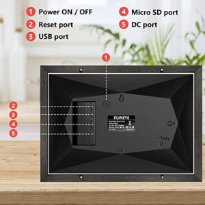 WiFi Digital Photo Frame 10.1 Inch IPS HD Cloud Smart Digital Picture Frame,32GB Storage, Wall Mountable, Auto-Rotate, iOS and Android Apps，Simple Setup to Share Photos or Video, Gifts for Loved one