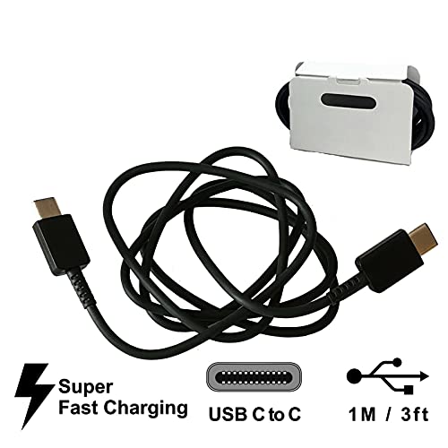 Super Fast Charger Type C |2 Pack |Type C 25W Wall Charger + USB C to USB C Fast Charging Cable for Samsung Galaxy S21 charger/S21+/S21 Ultra/S20/S20+/S20 Ultra/Note 20/Note 20 Ultra/Note 10/Note10