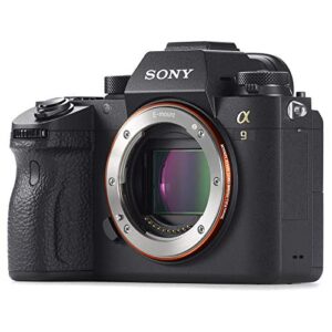 Sony Alpha a9 Mirrorless Camera ILCE9/B with Soft Bag, 2X Extra Batteries, Rode Mic, LED Light, External HD Monitor, 2X 64GB Memory Card, Sling Soft Bag, Card Reader, Plus Essential Accessories