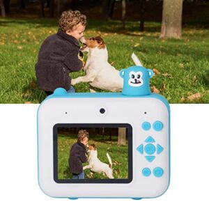 Kids Print Camera, HD 1080P Dual Lens Printing Camera Thermal 2.4in LCD Screen USB Port for Home