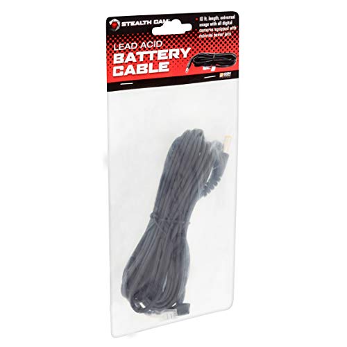 Stealth Cam 10 Feet Battery Connection Cable Black ,One Size