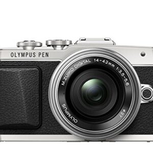 Olympus E-PL7 16MP Mirrorless Digital Camera with 3-Inch LCD with 14-42mm EZ Lens (Silver) - International Version