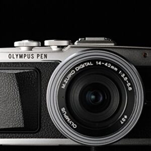 Olympus E-PL7 16MP Mirrorless Digital Camera with 3-Inch LCD with 14-42mm EZ Lens (Silver) - International Version