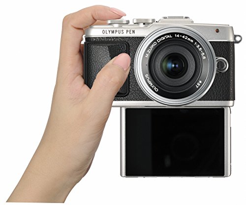 Olympus E-PL7 16MP Mirrorless Digital Camera with 3-Inch LCD with 14-42mm EZ Lens (Silver) - International Version