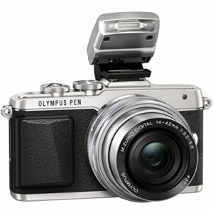 Olympus E-PL7 16MP Mirrorless Digital Camera with 3-Inch LCD with 14-42mm EZ Lens (Silver) - International Version