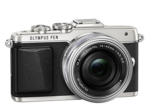 Olympus E-PL7 16MP Mirrorless Digital Camera with 3-Inch LCD with 14-42mm EZ Lens (Silver) - International Version