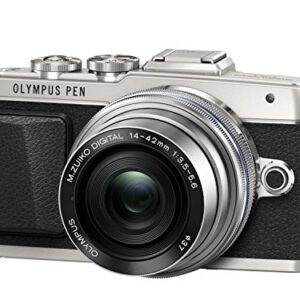 Olympus E-PL7 16MP Mirrorless Digital Camera with 3-Inch LCD with 14-42mm EZ Lens (Silver) - International Version