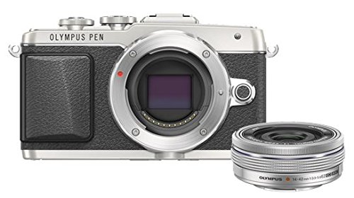 Olympus E-PL7 16MP Mirrorless Digital Camera with 3-Inch LCD with 14-42mm EZ Lens (Silver) - International Version