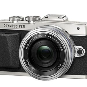 Olympus E-PL7 16MP Mirrorless Digital Camera with 3-Inch LCD with 14-42mm EZ Lens (Silver) - International Version