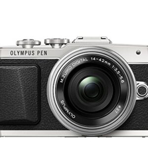 Olympus E-PL7 16MP Mirrorless Digital Camera with 3-Inch LCD with 14-42mm EZ Lens (Silver) - International Version