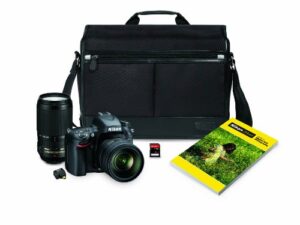 nikon d600 24.3mp cmos fx-format digital slr camera bundle with 24-85mm and 70-300mm nikkor vr lens and 3.2-inch tft lcd screen (black) (old model)