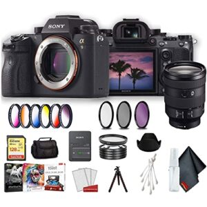 sony alpha a9 mirrorless digital camera (international model) standard accessory bundle w/ 24-105mm lens